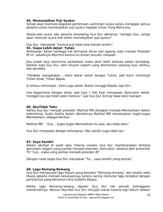Humor gusdur lengkap | PDF