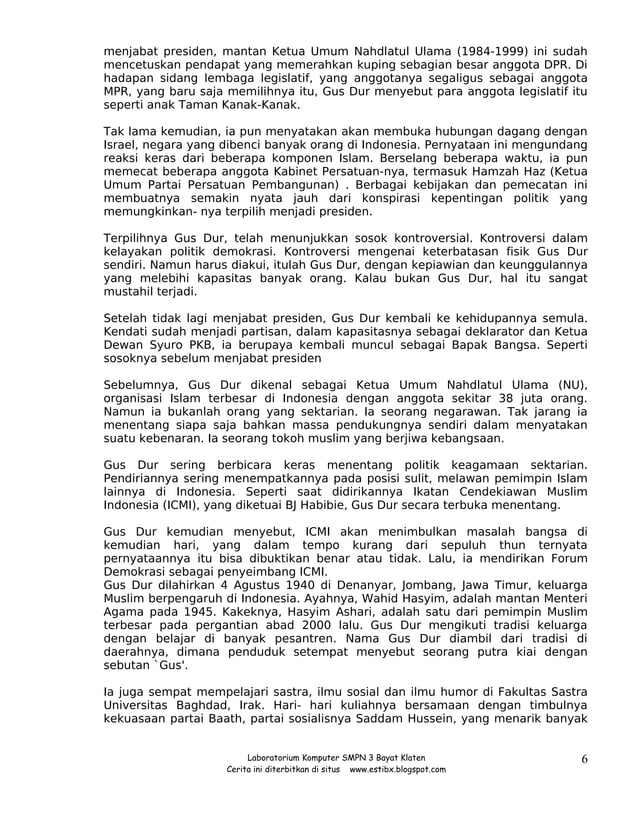 Humor gusdur lengkap | PDF