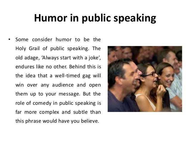 The Art of Using Humor in Public Speaking