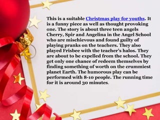 Humorous christmas play ideas | PPTX