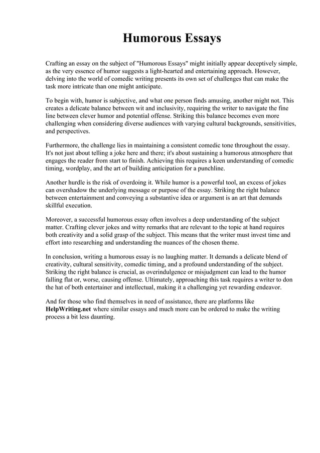 Humorous Essays.pdf