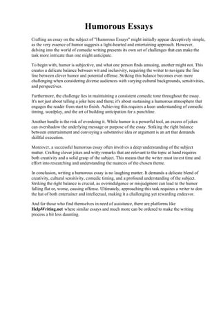Humorous Essays.pdf
