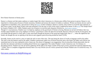 Humorous Person | PDF