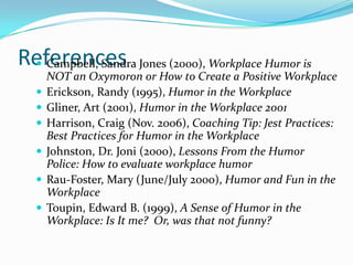 Humour | PPTX | Resume Writing and Advice | Job Search