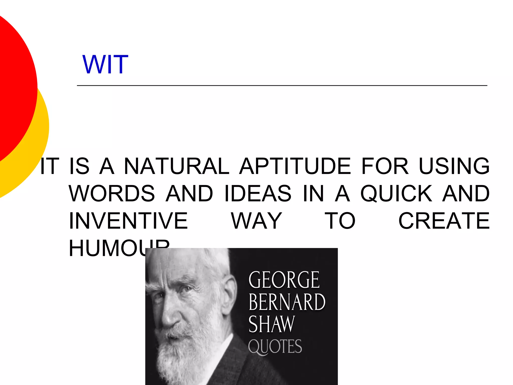 Humour | PPT | Comedy | Genres