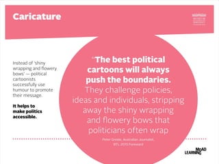 Humour and caricature in political cartooning | PDF