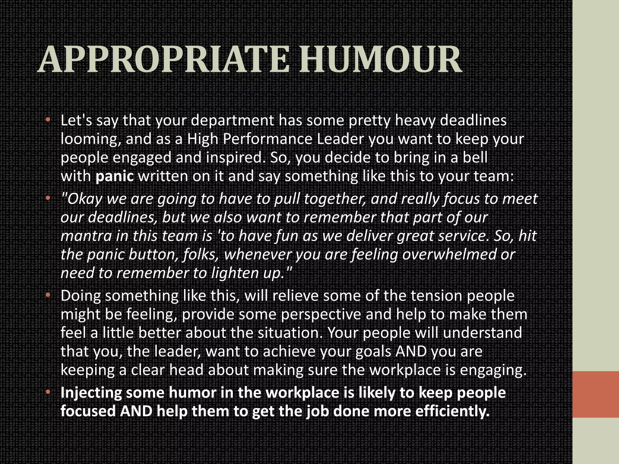 Humour at work | PPTX