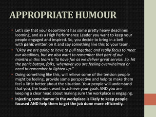 Humour at work | PPTX