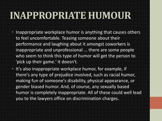Humour at work | PPTX