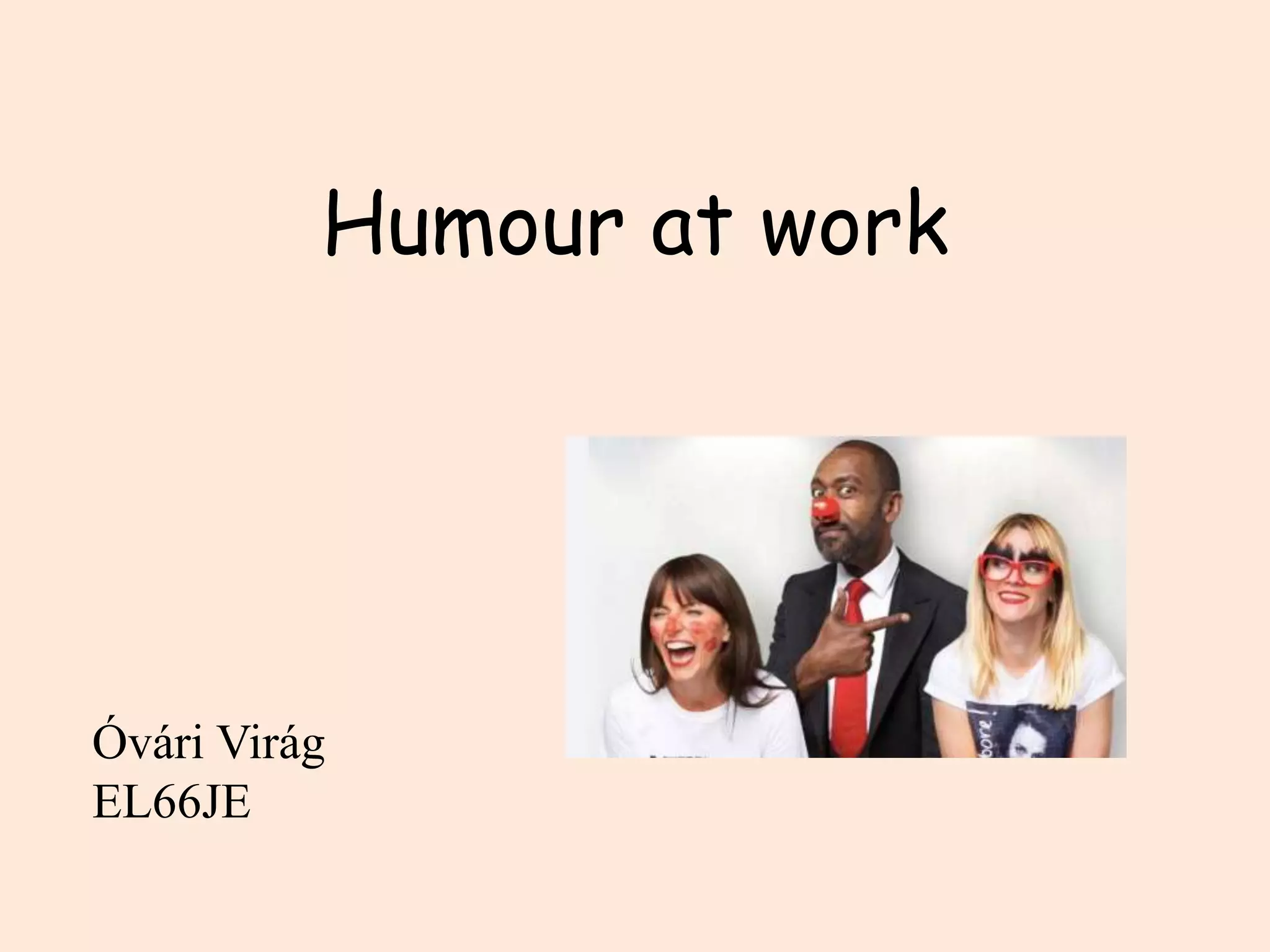 Humour at work presentation | PPTX