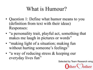 Humour in nursing | PPT | Education