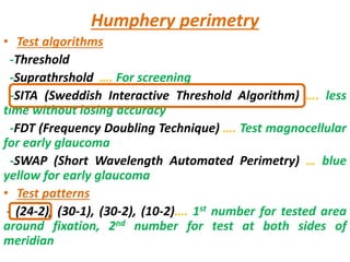 Humphery perimetry interpretation (part1) | PPTX
