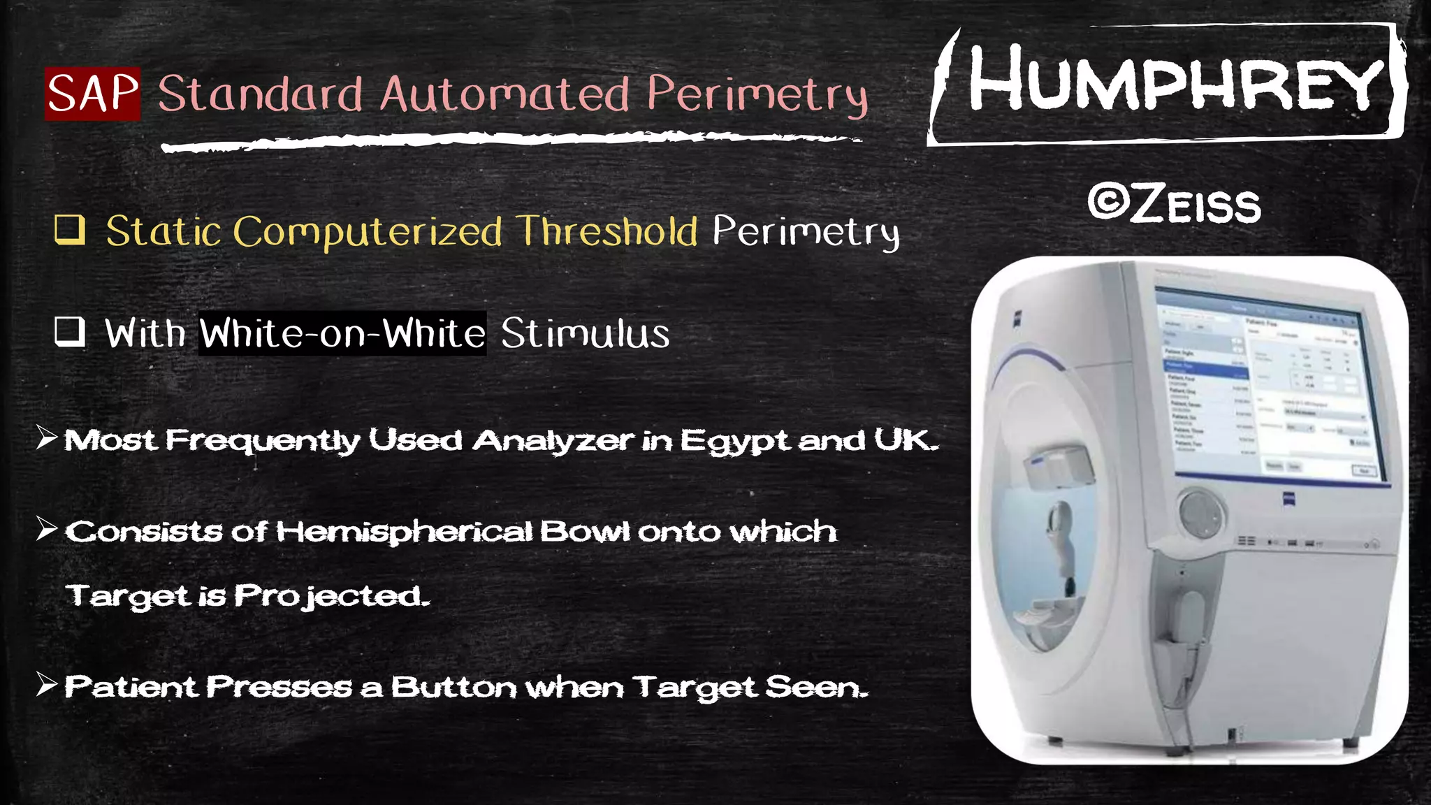 Visual Field | Humphrey Perimetry | PDF