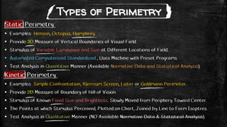 Visual Field | Humphrey Perimetry | PDF