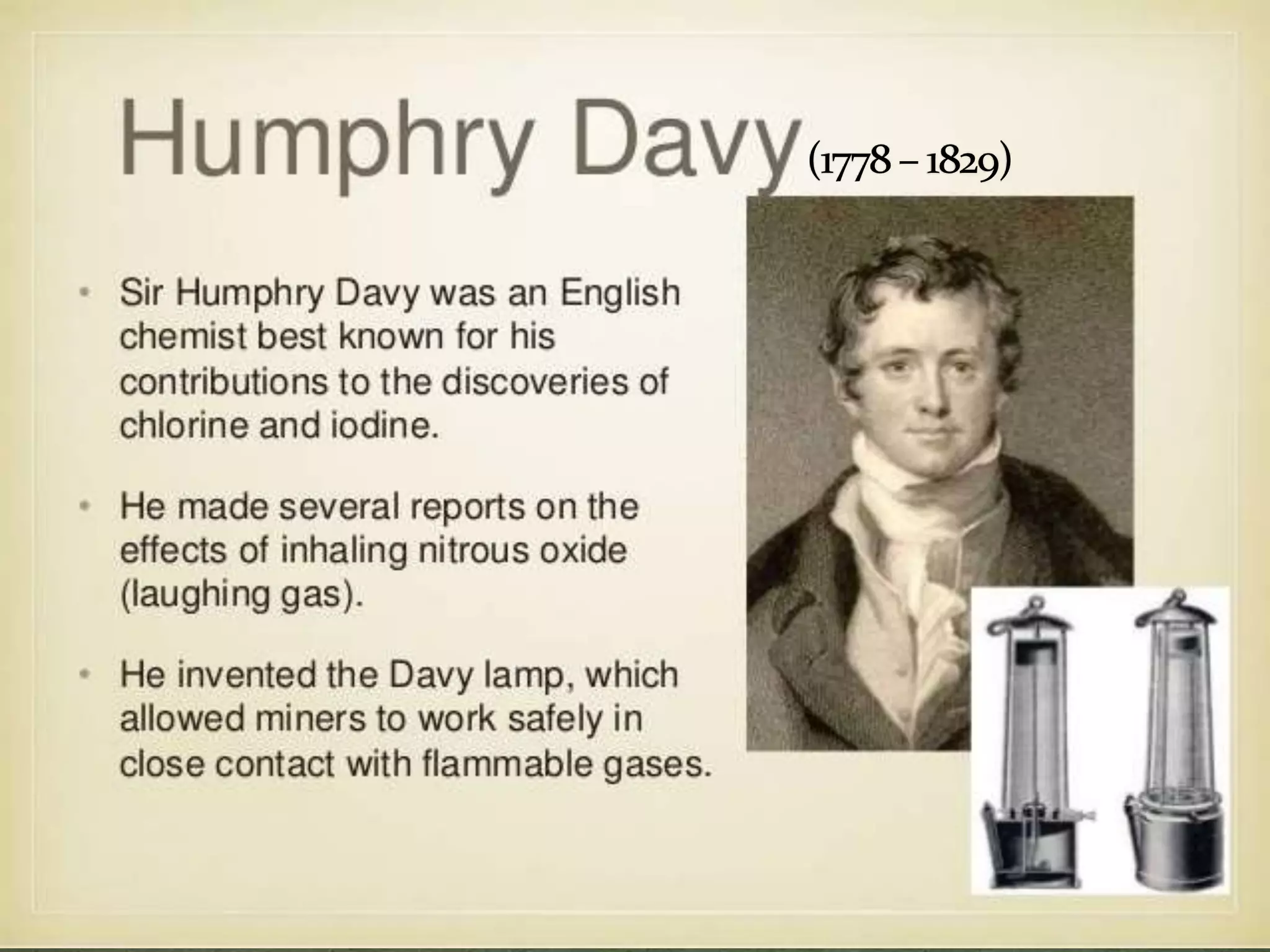 Humphry davy | PPTX