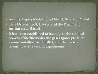 Humphry davy | PPTX