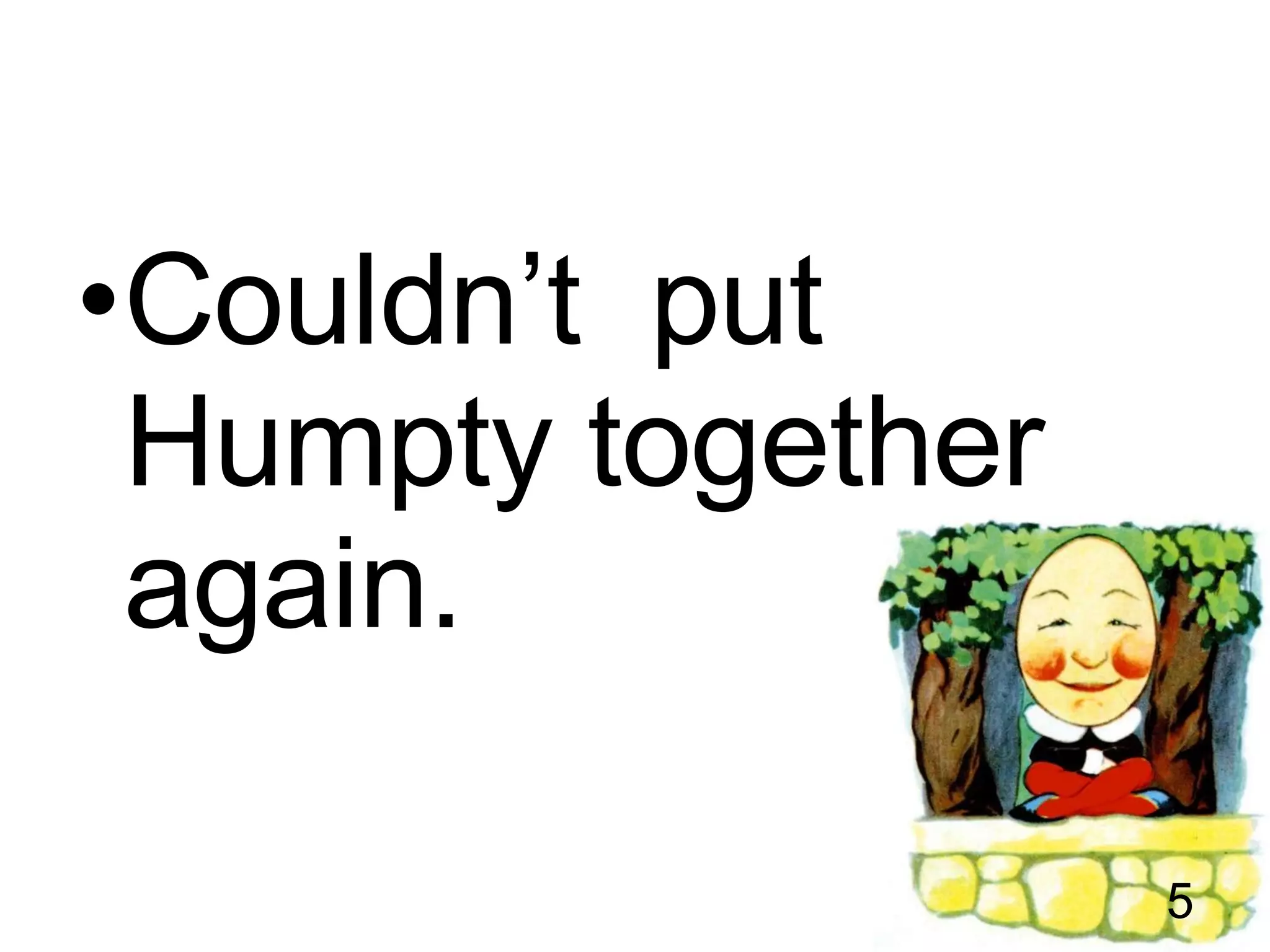 Humpty Dumpty | PPT