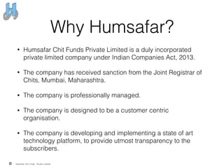 Humsafar Chit Fund Private Limited | Chit Fund | PPT