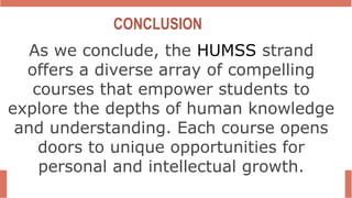 HUMSS CAREER GUIDANCE power point presentation | PPT