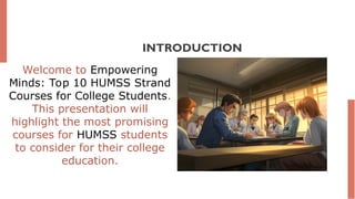 HUMSS CAREER GUIDANCE power point presentation | PPT