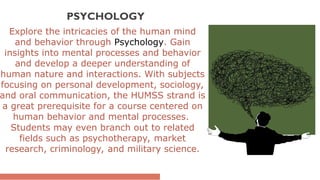 HUMSS CAREER GUIDANCE power point presentation | PPT