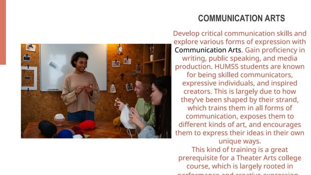 HUMSS CAREER GUIDANCE power point presentation | PPT | Undergraduate ...