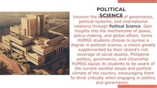 HUMSS CAREER GUIDANCE POWER POINT PRESENTATION | PPT
