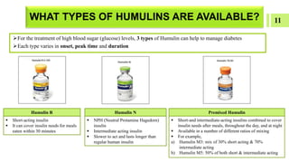 Humulin, Human Insulin | PPTX