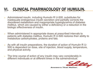 Humulin Revised | PPTX