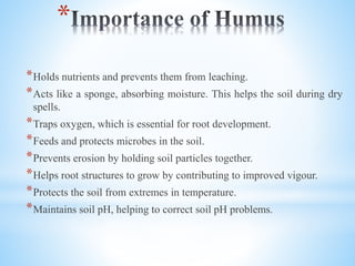 Soil humus | PPTX
