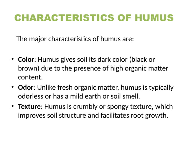 HUMUS FORMATION.pptx soil and agricultural microbiology | PPTX