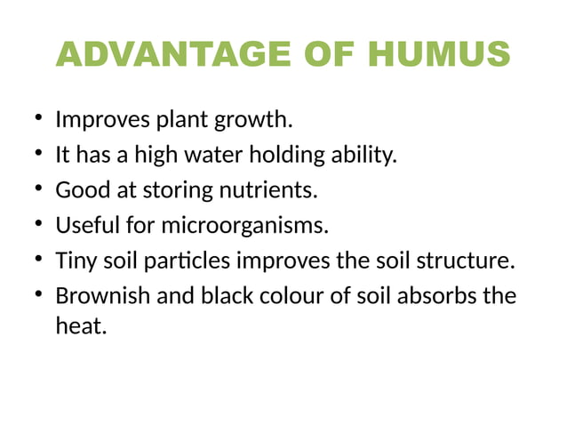 HUMUS FORMATION.pptx soil and agricultural microbiology | PPTX