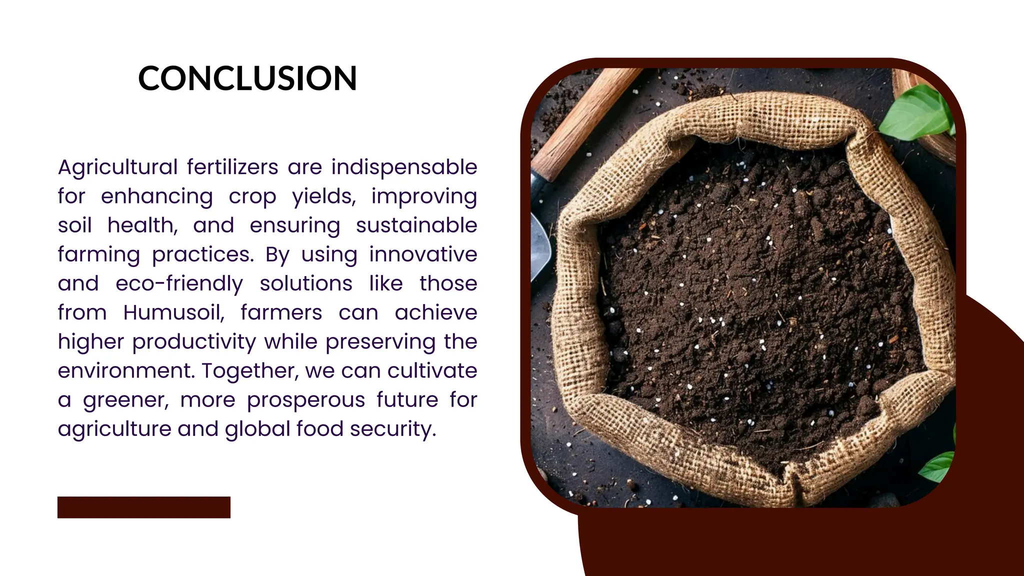 Humusoil Agricultural Fertilizers: Growing Sustainability, Growing ...