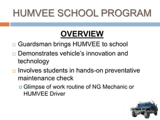 Humvee School Program For Educators | PPTX