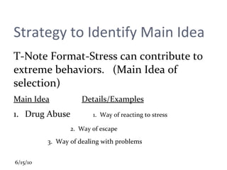 H:\understanding main idea1 | PPT