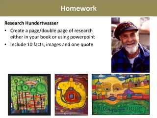 Hundertwasser research hw | PPT