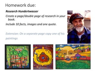 Hundertwasser year 7 | PPTX