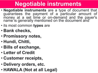 Hundi, bill of exchange VIVA VVIT | PPTX