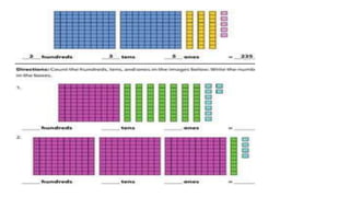 Hundreds, tens and ones | PPTX