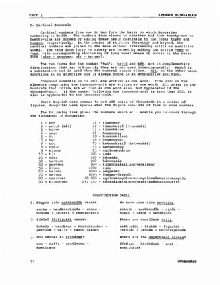 Learn Hungarian - FSI Basic Course (Part 1) | PDF