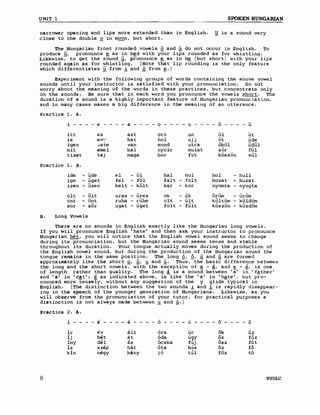 Learn Hungarian - FSI Basic Course (Part 1) | PDF