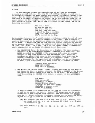 Learn Hungarian - FSI Basic Course (Part 1) | PDF