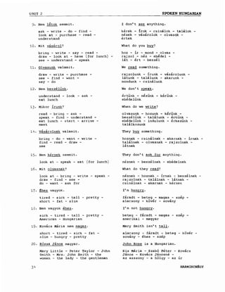 Learn Hungarian - FSI Basic Course (Part 1) | PDF