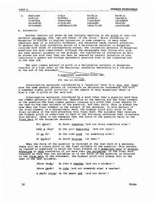 Learn Hungarian - FSI Basic Course (Part 1) | PDF