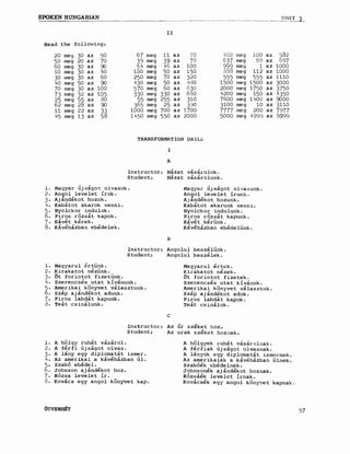 Learn Hungarian - FSI Basic Course (Part 1) | PDF