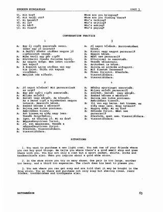 Learn Hungarian - FSI Basic Course (Part 1) | PDF