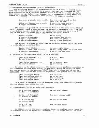 Learn Hungarian - FSI Basic Course (Part 1) | PDF