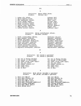 Learn Hungarian - FSI Basic Course (Part 1) | PDF