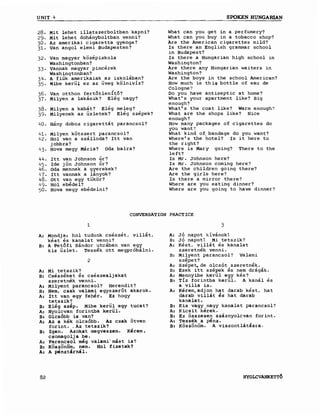 Learn Hungarian - FSI Basic Course (Part 1) | PDF