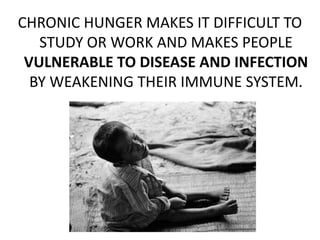Chronic Hunger | PPTX | Diseases and Conditions | Medical Health